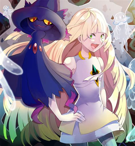 Lusamine Nihilego And Mismagius Pokemon And More Drawn By Kazuru Wa Danbooru