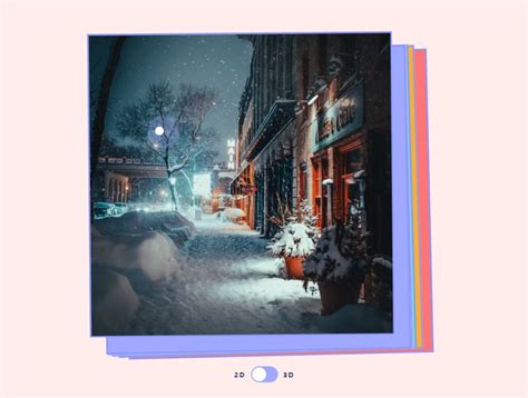 2d转3d建模制作，css卡片悬停动画效果 17素材网