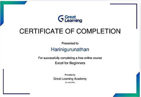 Harini Gurunathan On Linkedin Greatlearning Excelskills Greatlearning Greatlearningacademy