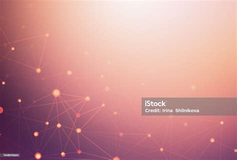점과 선의 연결이 있는 추상 분홍색 배경 인공 지능 기술의 개념 공간을 통한 데이터 전송 0명에 대한 스톡 벡터 아트 및 기타 이미지 Istock