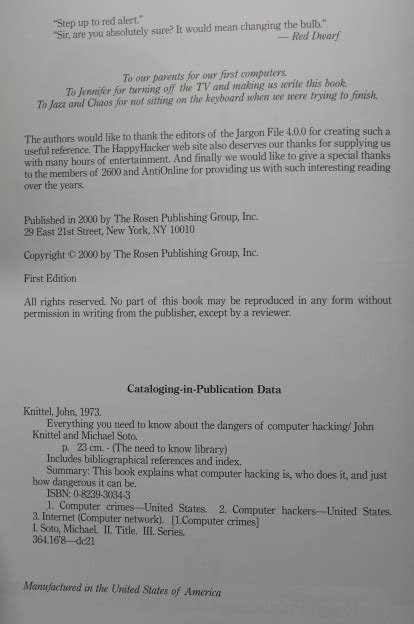 Book Review The Dangers Of Computer Hacking Hackaday