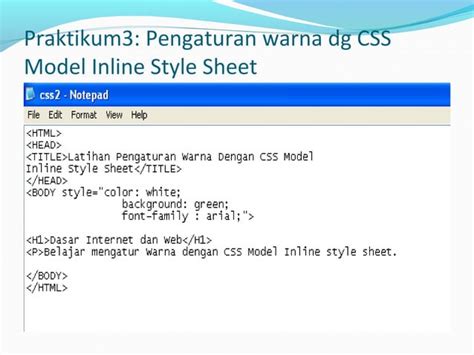 Materi Css Dasar Ppt