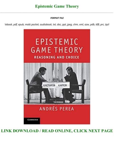 Epistemicgametheory