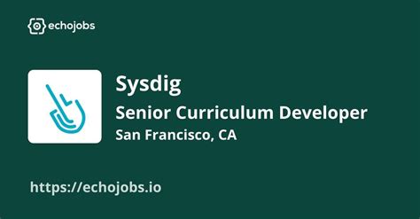 Sysdig Is Hiring Senior Curriculum Developer Milan Italy Italy Aws
