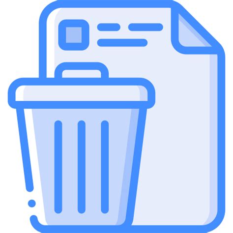 Delete Button Basic Miscellany Blue Icon