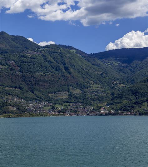 Jezero Lovere Iseo V Itálii Stock Fotka Zdarma Public Domain Pictures