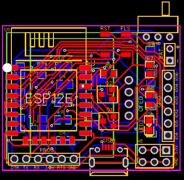 Nodemcu Esp8266 Pcb Layout Pcb Circuits