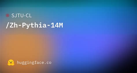 SJTU CL Zh Pythia M Hugging Face