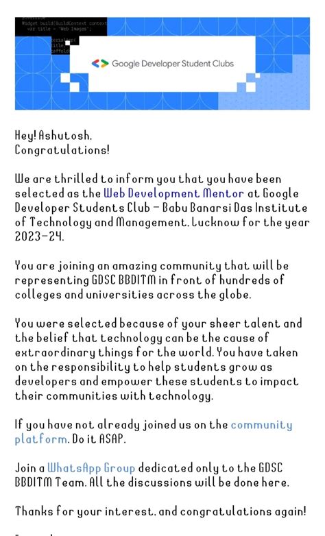 gdsc bbditm posted on linkedin