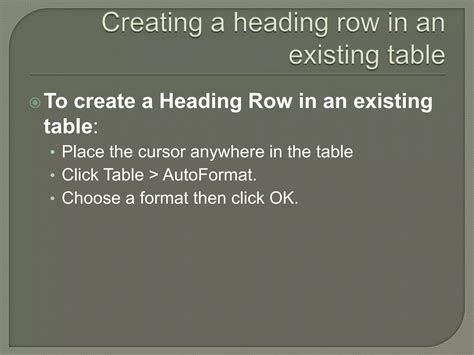 Libre Office Writer Lesson Working With Tables And Templates PPTX