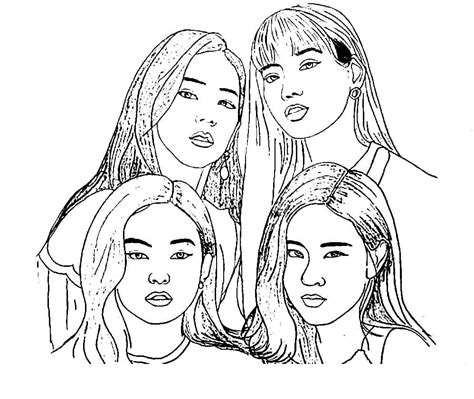 Dibujar Blackpink Para Imprimir Para Colorear Imprimir E Dibujar