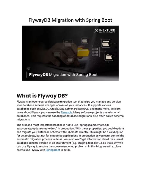 ppt flywaydb migration with spring boot powerpoint presentation free download id 12111841