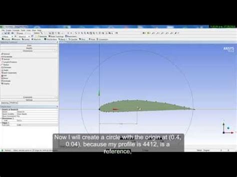 ANSYS CFX FLUENT DESIGN MODELER MESHING WORKBENCH TUTORIAL ANSYS CFX NACA Airfoil