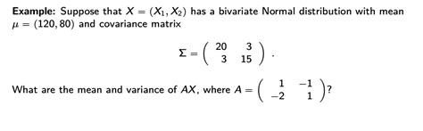 Solved Example Suppose That X X1 X2 Has A Bivariate