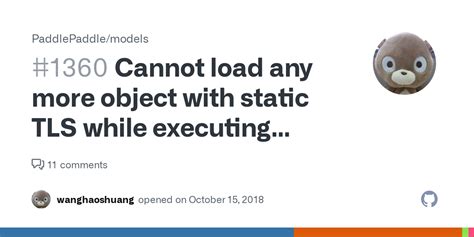 Cannot Load Any More Object With Static Tls While Executing Crnnctc On Multi Devices · Issue