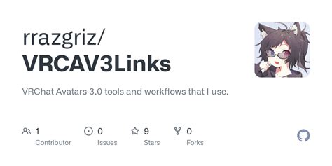 Github Rrazgriz Vrcav Links Vrchat Avatars Tools And Workflows That I Use