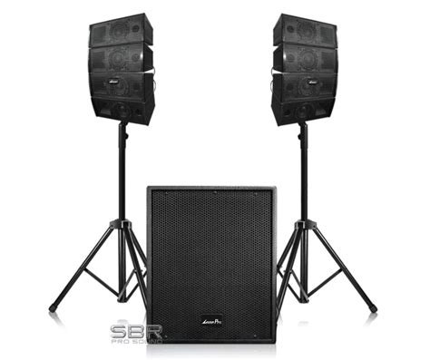 Lane Pro X Array 18 2000W Powered Line Array System WithDSP SBR Pro Sound