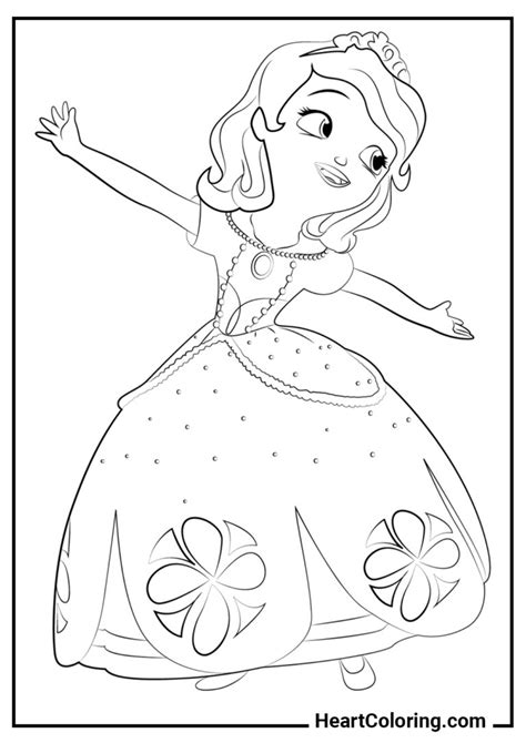 Coloring Pages Of Sofia The First For A Printing