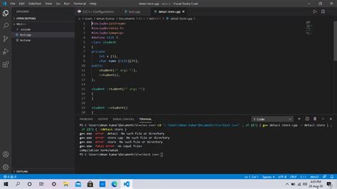 Error While Compiling C Program · Issue 105579 · Microsoftvscode · Github
