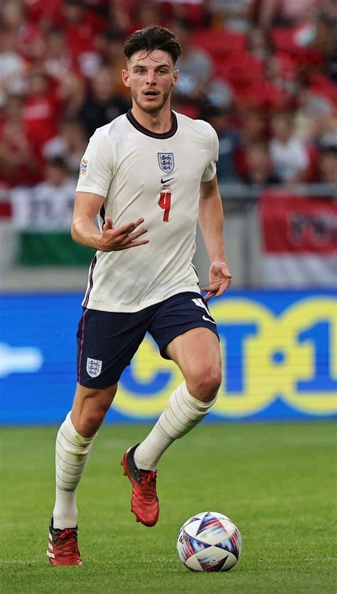 Declan Rice Of England Runs With The Ball During The Uefa Euro 2020