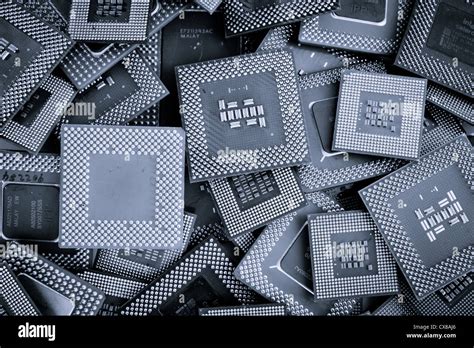 Processor Unit Cpu Background Color Processed Studio Shot Stock Photo Alamy