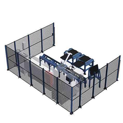 Long Th Axis Cobot Machine Tending Cell With Fanuc CRX IA L Carts