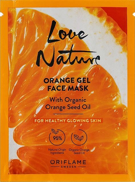 Oriflame Love Nature Orange Gel Face Mask - Гелевая маска для лица с ...