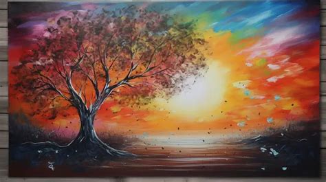 가을나무를 그리다 가을 그림 그림 배경 일러스트 및 사진 무료 다운로드 Pngtree