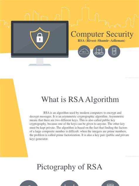 Computer Security Rsa Rivest Shamir Adleman Pdf Public Key Cryptography Key Cryptography
