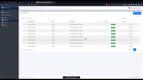 Download Online Restaurant Table Reservation System Project In Php With Source Code And Report