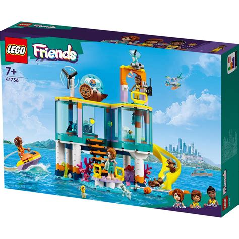 Lego Friends Sea Rescue Centre 376 Piece Building Set 41736 Ages 7