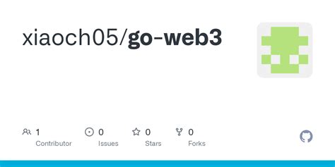 github xiaoch05 go web3
