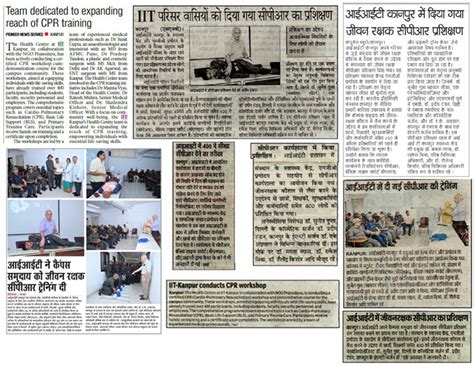 Media Coverage Life Saving Cpr Training