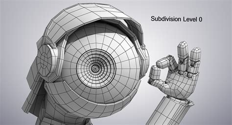 Robot Rigged D Model Max Obj Fbx Free D