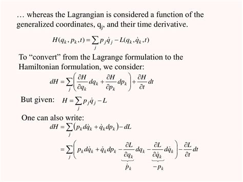 Ppt Lagrangian And Hamiltonian Dynamics Powerpoint Presentation Free Download Id 1273258