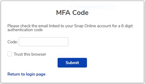 Multi Factor Authentication Mfa Snapsurveys