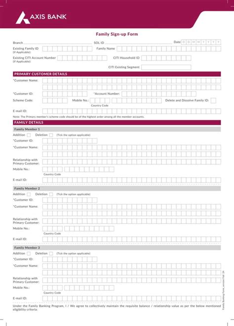 Axis Bank Easypay Plus Annexure Form Download In PDF
