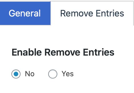 How To Use The Remove Entries Tweak Help For WordPress