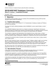 Completed Example Pdf School Of Science Computer Science And