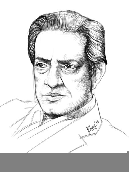 Satyajit Ray Sketch Free Images At Vector Clip Art Online