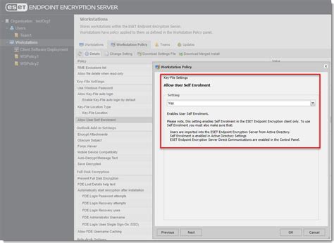 Kb7182 Self Enrollment In Eset Endpoint Encryption