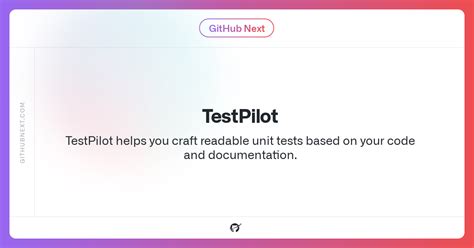 Github Next Testpilot