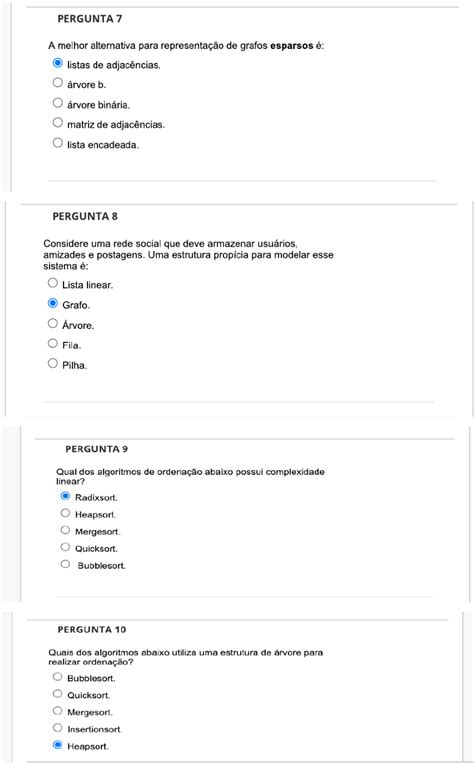 Atividade Semana 6 Projeto E Analise De Algoritmo Nota 10 Univesp Projeto E Analise De Algoritmos