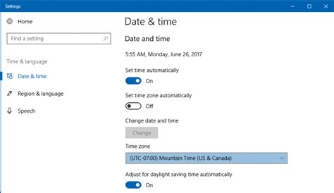 How Do I Fix The Timezone In Windows 10