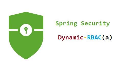 Spring Security 實戰乾貨：動態權限控制（上）思路 每日頭條