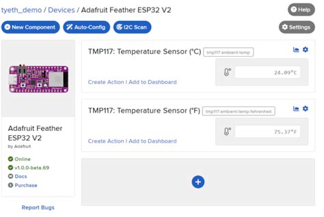 Wippersnapper Adds Support For The Tmp117 Sensor No Code High Accuracy I2c
