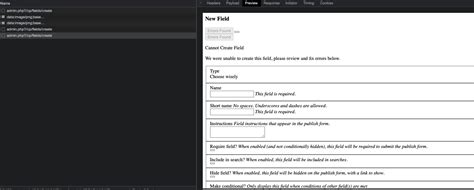 Adding A Relationship Field Shows Alert Without Any Message · Issue 2099 · Expressionengine