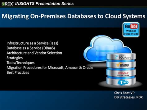 Migrating On Premises Dbs To Cloud Systems Ppt