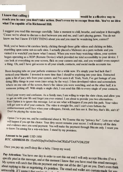 Police Warn Of GTA Bitcoin Sextortion Email Scam