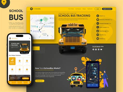 School Bus Gps Tracking System Uiux Design By Ankan Dutta On Dribbble